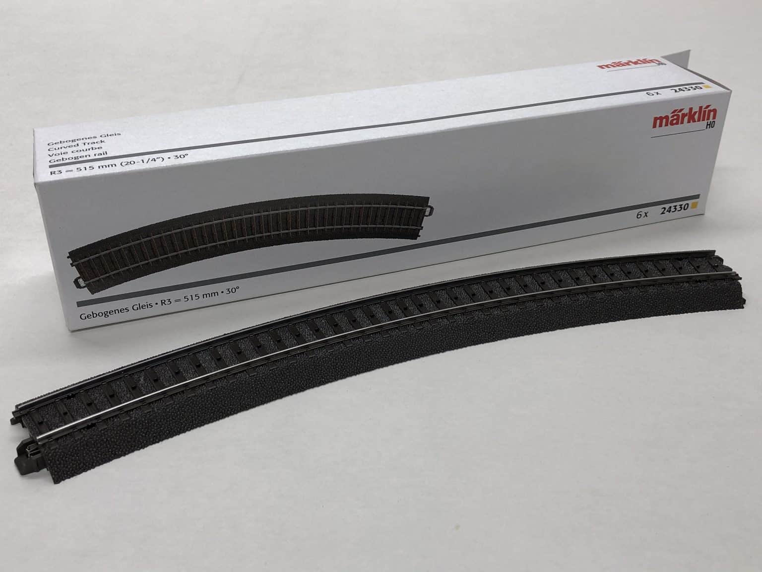 Marklin H0 C rail Bocht R3 24330