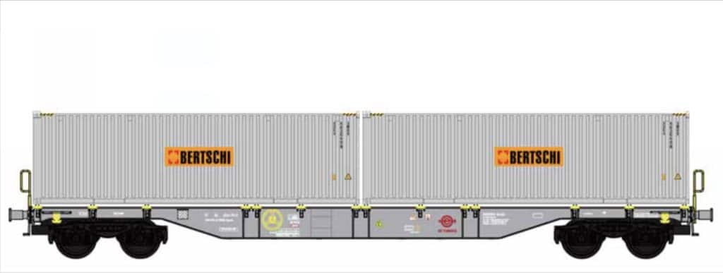 B models 54.170 - Sgns wagon, D-ERMD , with 2 x 30ft Bulk container ...